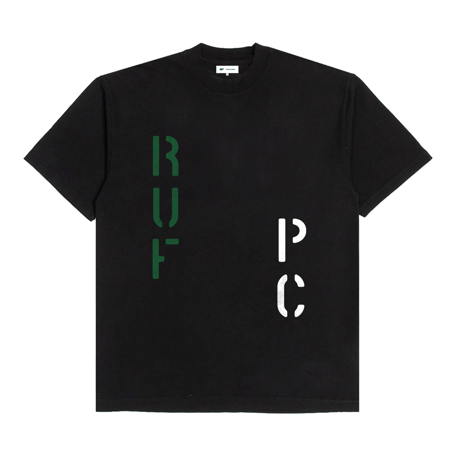 P.C. x ALOISA RUF 2.0 LOGOS TEE BLACK – Period Correct